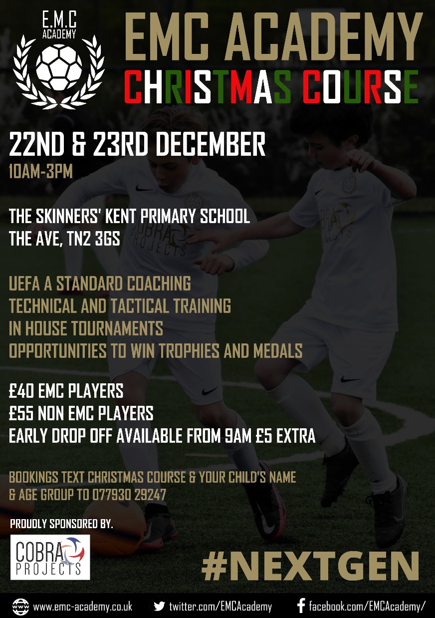 EMC Academy - UK Soccer Schools Kent