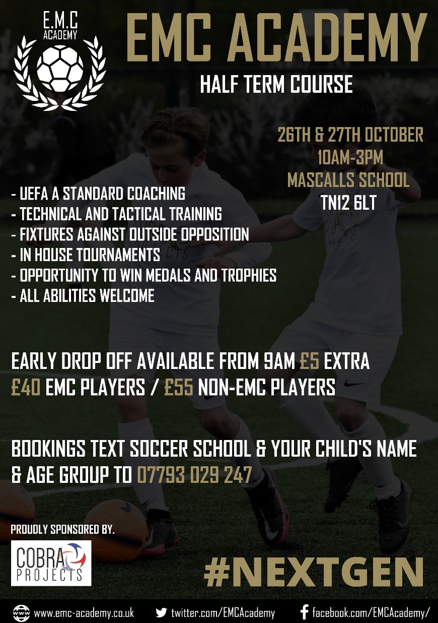 EMC Academy - UK Soccer Schools Kent